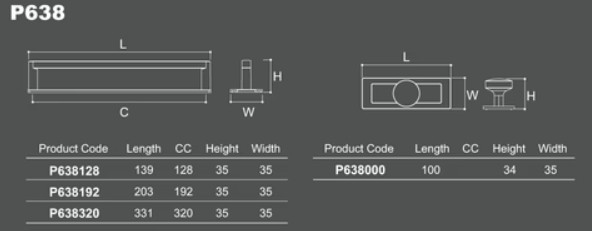 CLIFFSIDE with Back Plate Cabinet Handles - Everything Renovations